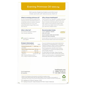 Evening Primrose Oil 1000mg